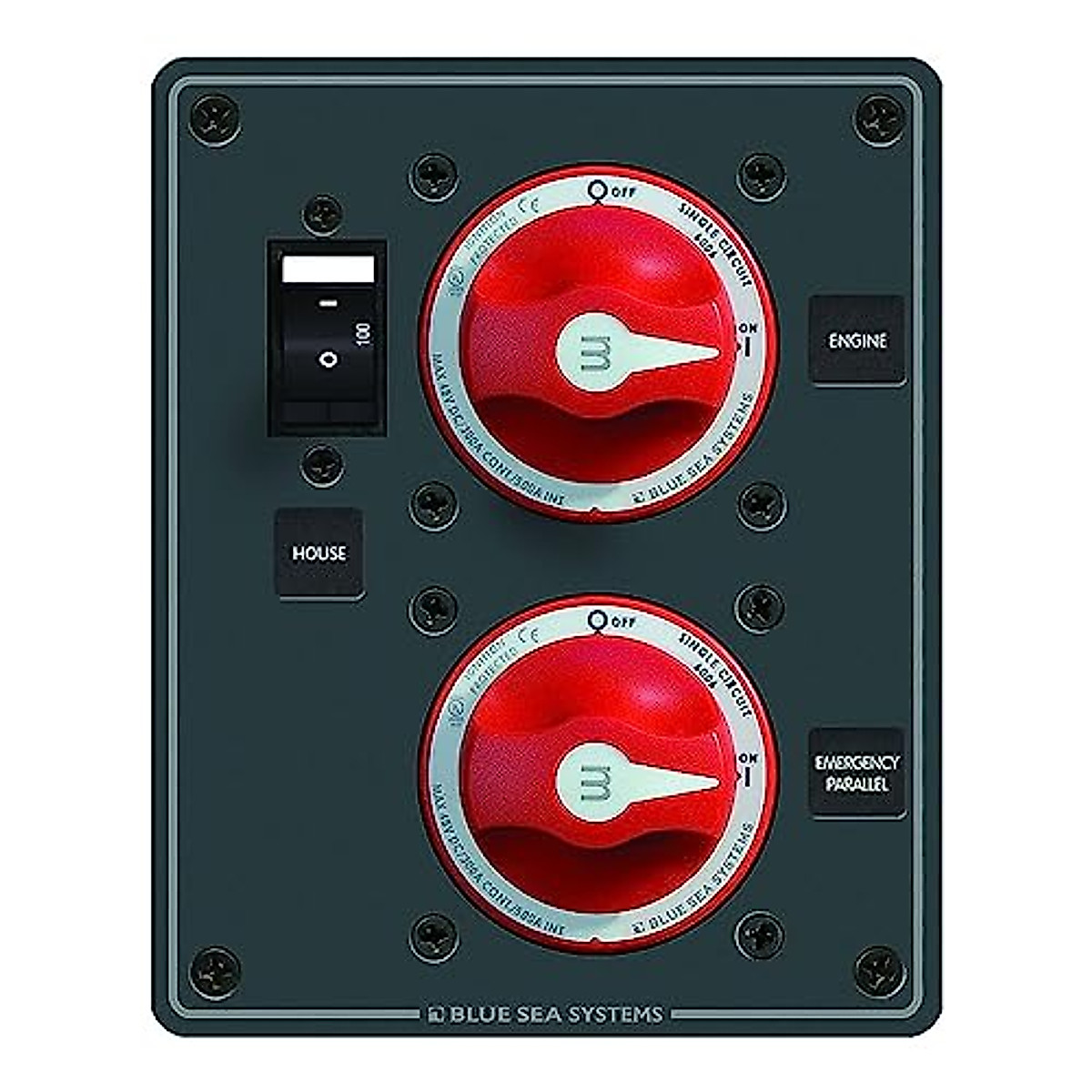 Blue Sea Systems 8080 Dual Battery Bank Management Panel