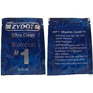 Zydot Ultra Clean Detox Shampoo Kit for Detoxing, Clear And Cleanse Your Hair follicle. Near Instant Cleansing, Toxin Removal And Detox Of Hair Follicle