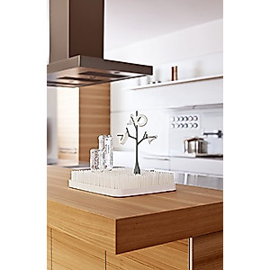 Boon Twig Grass and Lawn Drying Rack Accessory, Warm Gray