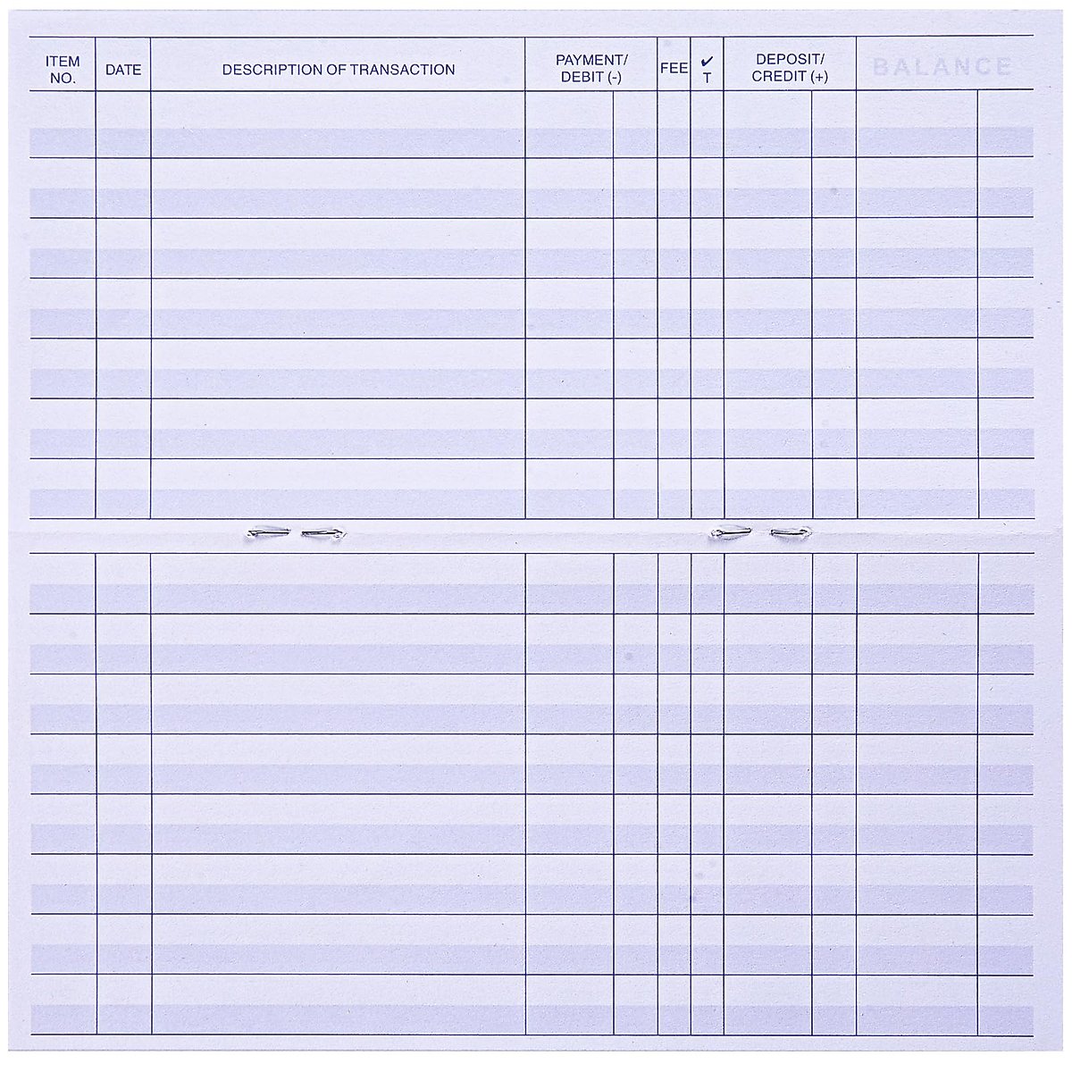 12PCS Check Registers for Personal Checkbook, Easy to Read Checkbook Register