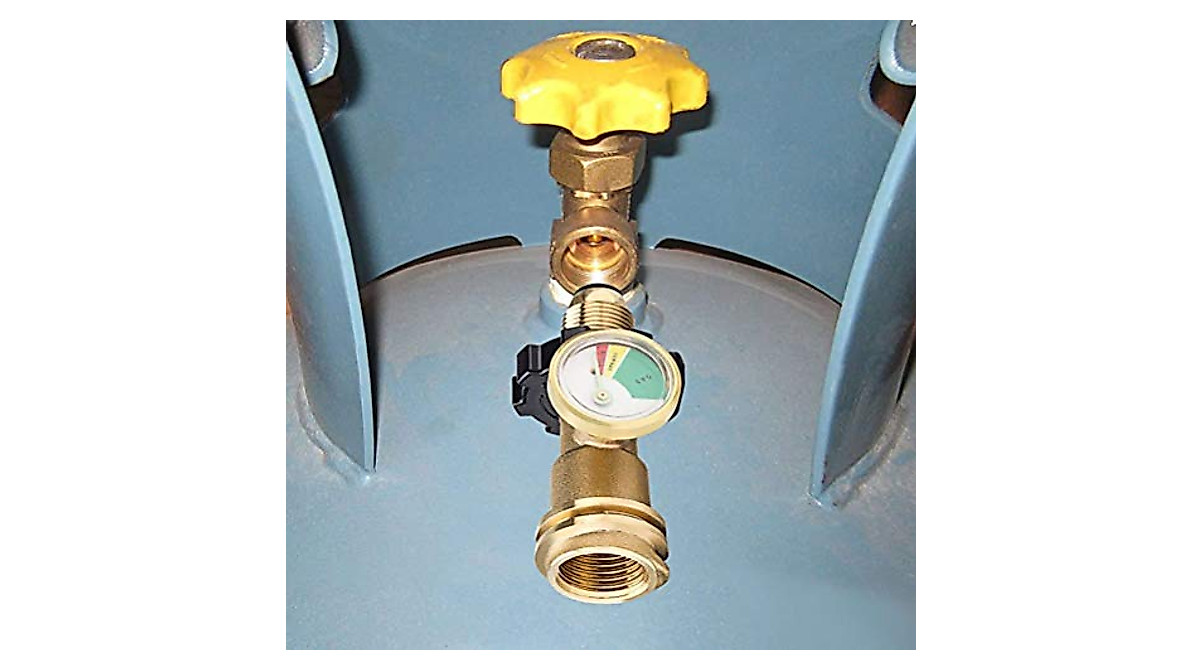 FIRELOOP Outdoor Propane Tank Gauge - Easy & Secure Connection