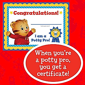 Daniel Tiger Potty Training Reward Chart, Potty Time With Daniel! Workbook Includes Stories, Activities, Stickers, and Sound Button! (Daniel Tiger's Neighborhood)