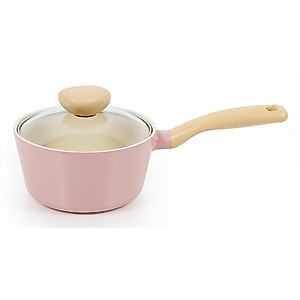 Neoflam Retro 1.5qt Saucepan with Glass Lid | Made in Korea