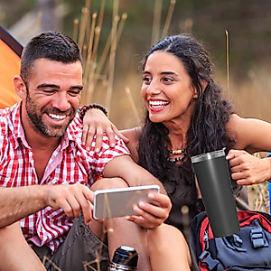 OGGI ThermoMug Insulated Thermal Travel Mug, 24-Ounce, Black