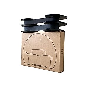 2 x Adler Write Machine Tape – Double Pack – DIN 2103 – BSIE Typewriters (2 x Black)