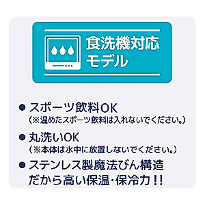 Thermos JOR-500 DNVY Vacuum Insulated Portable Mug, 16.9 fl oz (500 ml), Dark Navy