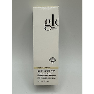 Glo Skin Beauty Oil Free SPF 40+ Hyaluronic Acid Infused All Mineral Sunscreen - Protect Against Sun Damage & Aging Environmental Skin Stressors - Weightless, Invisible Finish