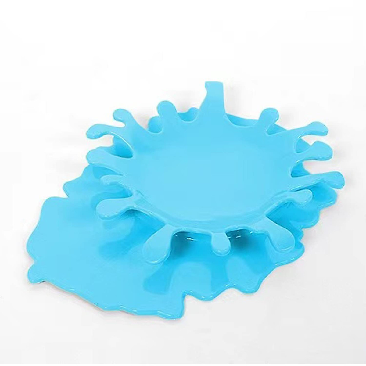 Spoon Rest Holder Ketchup Shape Holders Splash Spoon Rest by Mustard Kitchen Cooking Aid Cup Holder Spatula Spoon Rack Shelf Creative Gift (blue)