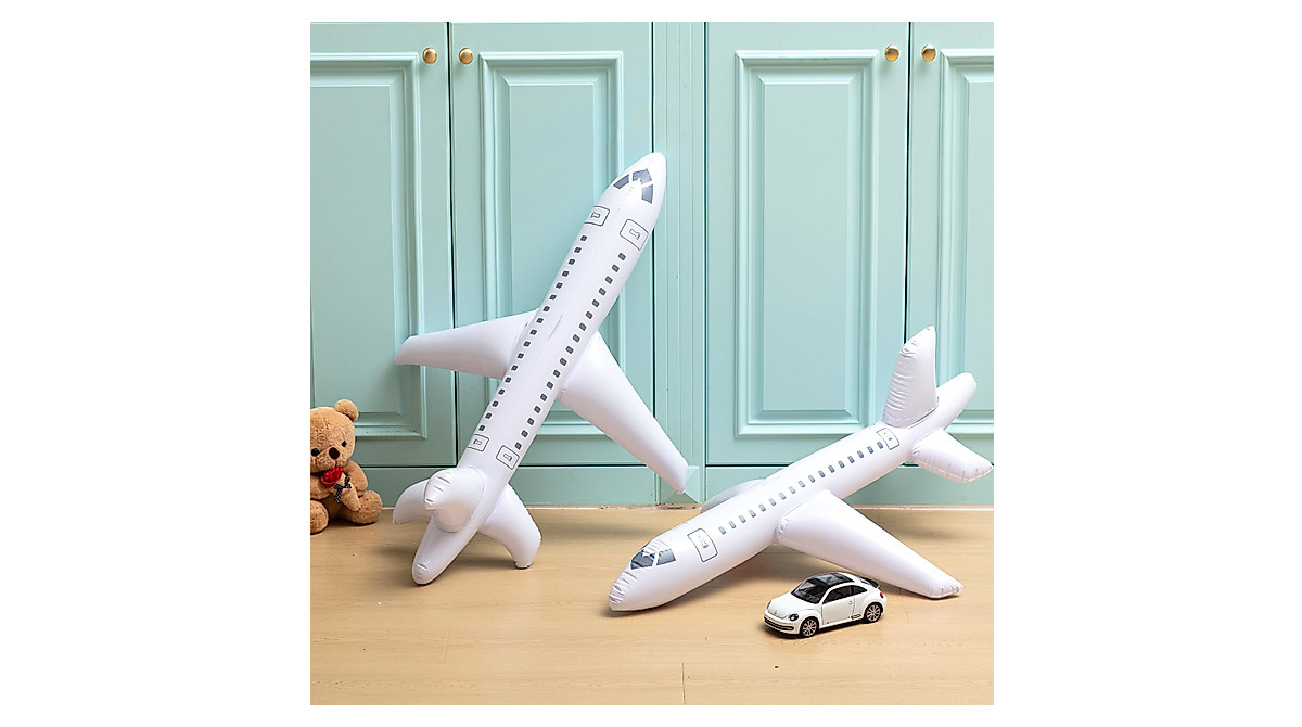 Syhood 40-Inch Inflatable Airplanes – Perfect for Parties & Pool Decor
