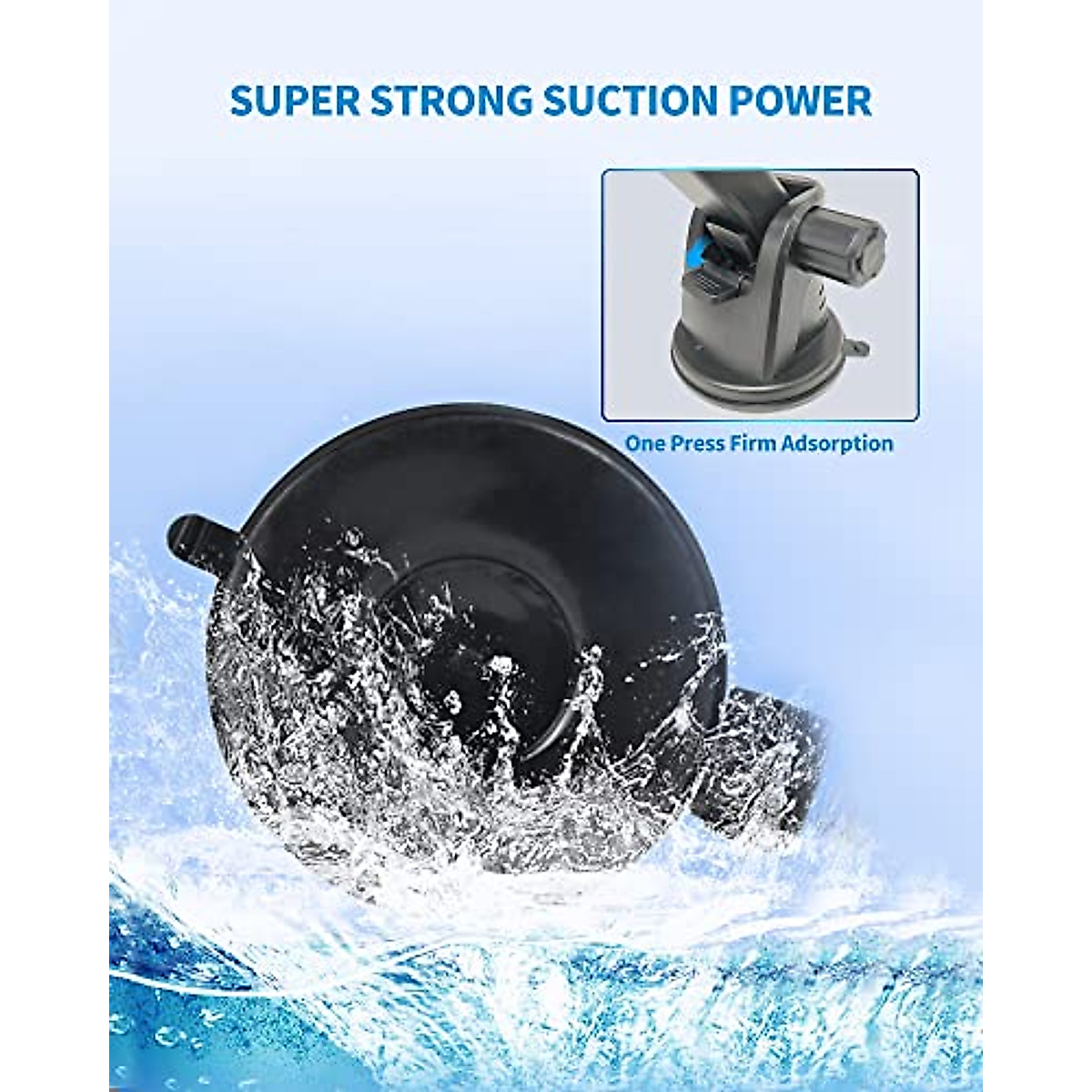 Corefyco Direct Car Phone Mount, Dashboard / Air Vent / Windshield Universal Car Phone Holder, Compatible with iPhone, Samsung, Moto, Huawei, Nokia, LG All Mobile Phones