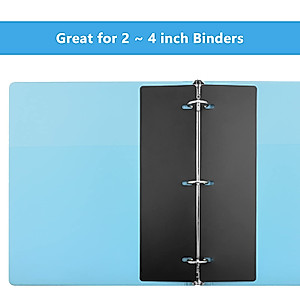 20 PCS Flat Sheet Lifters, Sheet Flatteners, Sheet Lifters Binders, Plastic Sheet Lifters, Protect Binder Page Sheet for 11-Inch x 8-1/2-Inch 3 Ring Binder, D Ring Binders