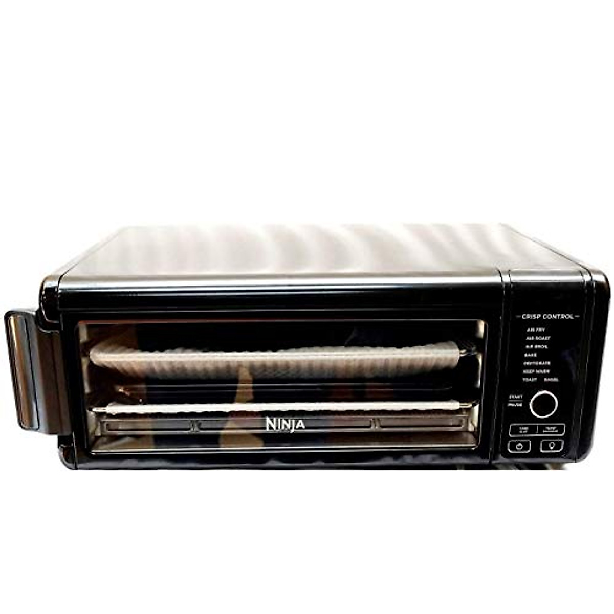 Ninja SP101 Foodi 8-in-1 Air Fry Large Toaster Oven Flip-Away for Storage Dehydrate Keep Warm 1800w XL Capacity (Renewed) BLACK