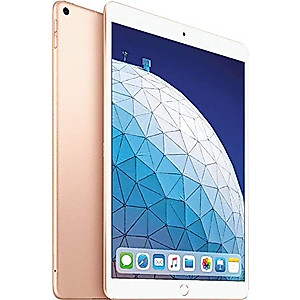 2019 Apple iPad Air (10.5-Inch, Wi-Fi + Cellular, 256GB) - Gold (Renewed)