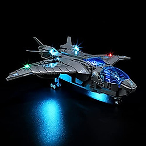 LIGHTAILING Light for Lego- 76248 The Avengers Quinjet - Led Lighting Kit Compatible with Lego Building Blocks Model - NOT Included The Model Set
