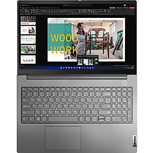 Lenovo ThinkBook 15 Gen 4 Business Laptop (15.6" FHD Anti-Glare, Intel 10-Core i7-1255U, 40GB RAM, 1TB PCIe SSD), 1080p Webcam, Narrow Bezel, Fingerprint, Wi-Fi 6, Ethernet, Win 11 Pro, Grey - 2024