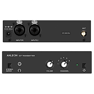 ANLEON S2 UHF Stereo Wireless Monitor System in-Ear System IEM (526-535Mhz)