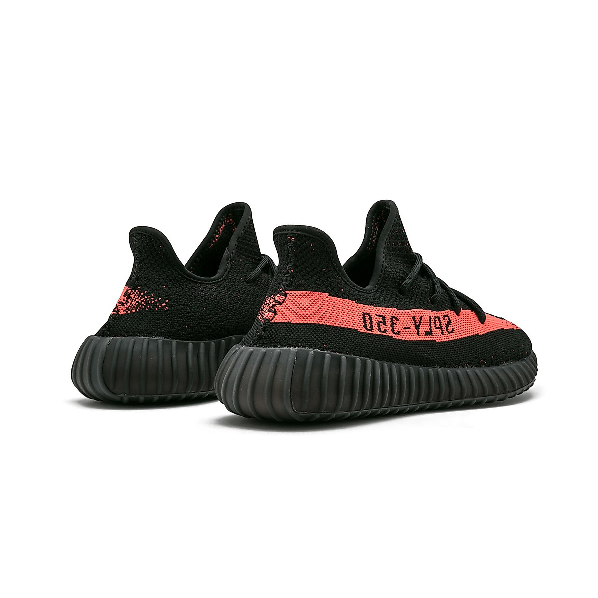 adidas Mens Yeezy Boost 350 V2 BY9612 Cored Red Black 2016/2022 - Size 13.5