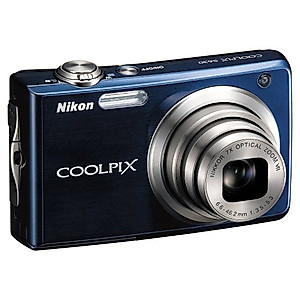 Nikon Coolpix S630 12MP Digital Camera with 7x Optical Vibration Reduction (VR) Zoom and 2.7 inch LCD (Midnight Blue)