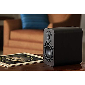 Micca RB42 Reference Bookshelf Speaker with 4-Inch Woofer and Silk Tweeter (Dark Walnut, Pair)