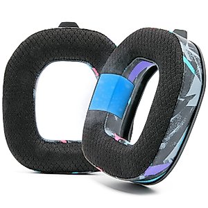A50 WC Freeze A50 - Cooling Gel Replacement Earpads for Astro A50 Gen 4 and Astro A50X Only, Made by Wicked Cushions, Improved Durability, Thickness and Sound Isolation | 90's Black
