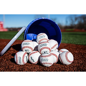 Rawlings | GAME USE Baseballs | Youth/12U | Game/Practice Use | Bucket , 28 oz, white, 24 Count(Pack of 1)