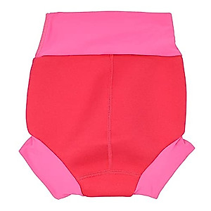 Splash About Happy Nappy Swim Diaper, Pink Geranium,12-24 Months