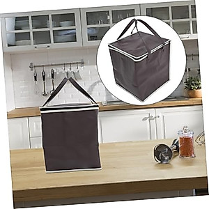SOLUSTRE Crock Insulated Bag Insulated Tote Bag Insulated Lunch Bag Pizza Insulated Bag Pizza Carrier Bag Grocery Shopping Bags Insulated Catering Bag Grocery Bags Insulated Cloth Coffee