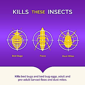 Hot Shot Ready-to-Use Bed Bug Killer Spray, Kills Bed Bugs and Bed Bug Eggs, Kills Fleas and Dust Mites, 32 Ounce (Pack of 2)