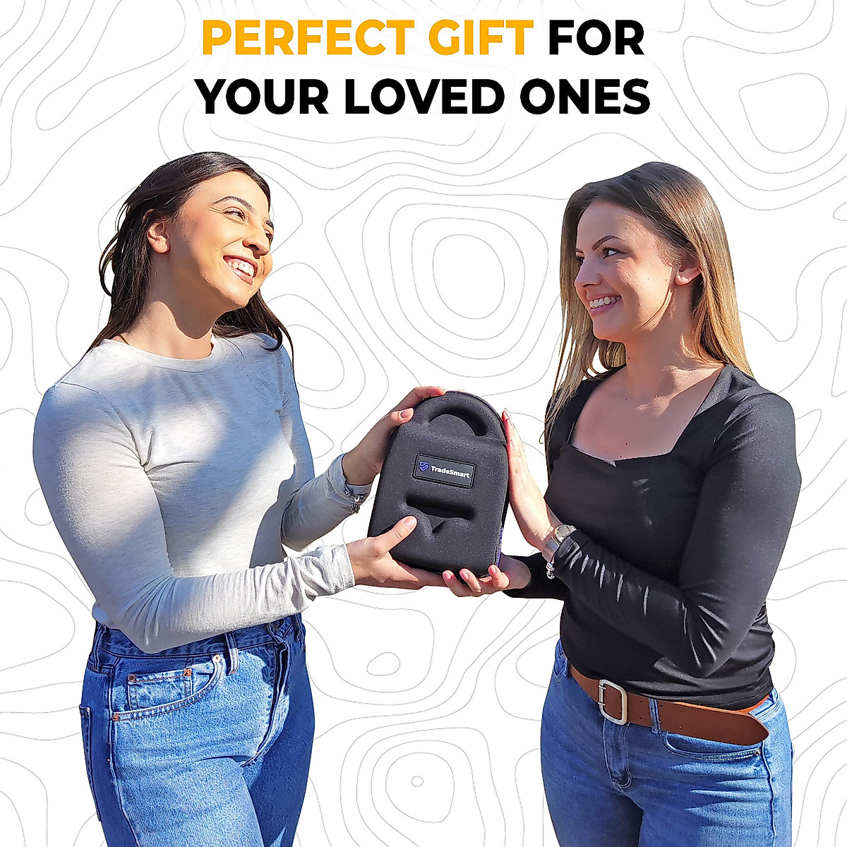 TradeSmart Gun Range Protection Duo Kit - Blue and Purple Shooting Eye and Ear Protection for Women and Men, U.S. Certified