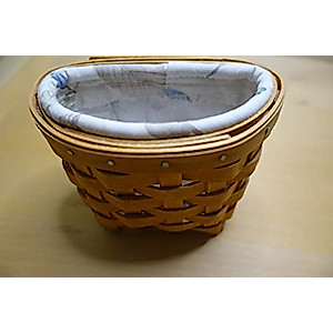 Longaberger Baskets Oregano Booking Basket Classic Stain Hangs on Wall