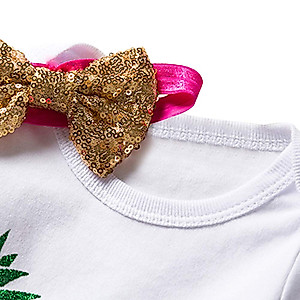 Baby Girl It's My 1st Birthday 3Pcs Outfits Skirt Set Romper+Tutu Dress+Headband Cake Smash Crown Bodysuit - Pink -