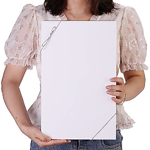 MPFY- White Shirt Gift Wrap Boxes with Tissue Paper and Wrapping Band,10 Pack, White, 15”x9.5"x2", Gift Box, Gift Boxes with Lids, Gift Boxes for Presents, White Box, Box for Gift, Wedding Gift Box