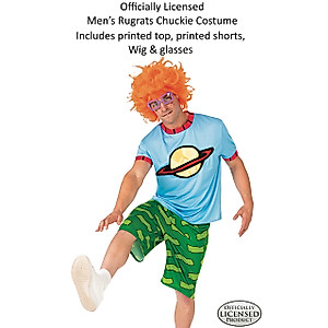 Rubies Men's Nickelodeon Rugrats Chuckie Costume, X-Large for Themed Parties and Halloween