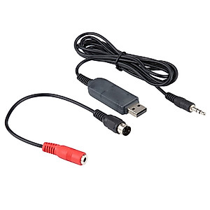 Keenso RC Simulator Cable, USB Dongle Cable Set Compatible with 22 in 1 Quadcopter Flight Simulator Remote Controller Transmitter Modeling Accessory