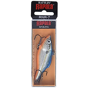 Rapala Rattlin' Rapala 07 Fishing lure, 2.75-Inch, Blue Shad