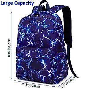 Meisohua Boys Backpack for Elementary School Backpack for Boys Girls School Bookbag for Middle School Bags Lightning Backpack for Kids