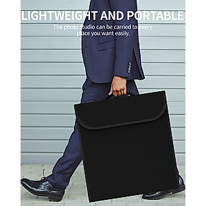 Photo Light Box 8 PCS Backdrops, SAMTIAN 24"/60cm Professional Studio Box Folded Shooting Tent 126 LED Lights with Continuous Lighting Portable Booth Table Top Photography Lighting Kit