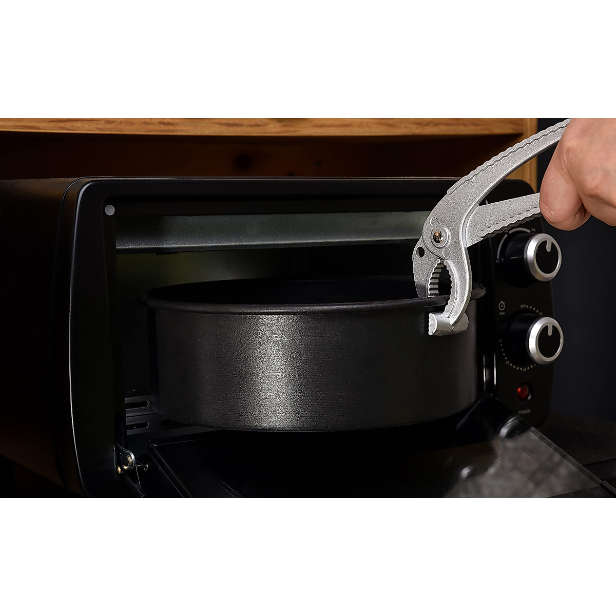 Sejong Cook Aluminum Tongs. Holder for Korean Stone Ceramic Bibimbap Bowl, Dolsot, Ddukbaegi, Sizzling. Hot Pot Holder Size 6.6 Inch, Korean Hot Food.