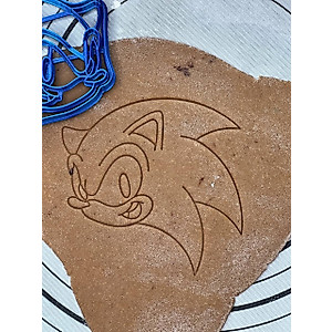 Sonic Head Cookie Cutter & Mold 4.75” inches Produced by 3D Kitchen Art