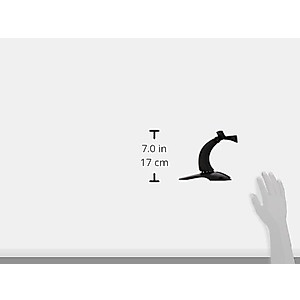Honeywell STND-19R02-002-4 Presentation Stand for Voyager 1200G and 1400G Scanner, Rigid Voyager-Like Plastic Pole, Weighted Tripod Base, Voyager 1200/1400 Cup, 19 cm Height, Gray
