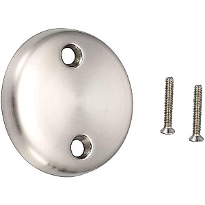 Lift & Turn Style Conversion Kit Bathtub Tub Drain Assembly, All Brass Construction (Brushed Nickel)
