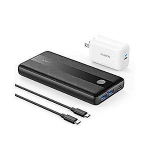 Anker Portable Charger, PowerCore III Elite 19200 60W Power Bank Bundle with 65W PD Wall Charger for USB C MacBook Air/Pro/Dell XPS, iPad Pro, iPhone 12/11/mini/Pro and More