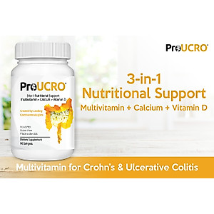 ProUCRO Gut Multivitamins: Nutritional Support for IBD Softgels 30-Day Supply