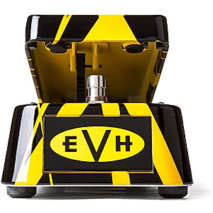 Briskdrop Dunlop EVH95 Signature Wah Pedal Bundle with 2 Instrument Cables, 2 Patch Cables and Dunlop Pick Pack, Yellow,Blue, EVH95-2x2