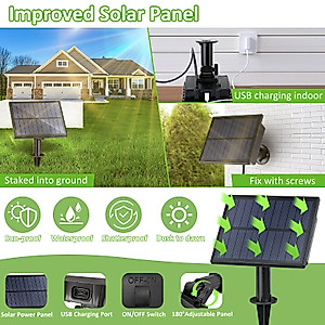 Kondras ST38 Solar String Lights 34FT