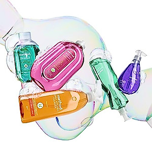 Method Squirt + Mop Hard Floor Cleaner, 25 Oz Spray Bottle, Lemon Ginger Scent