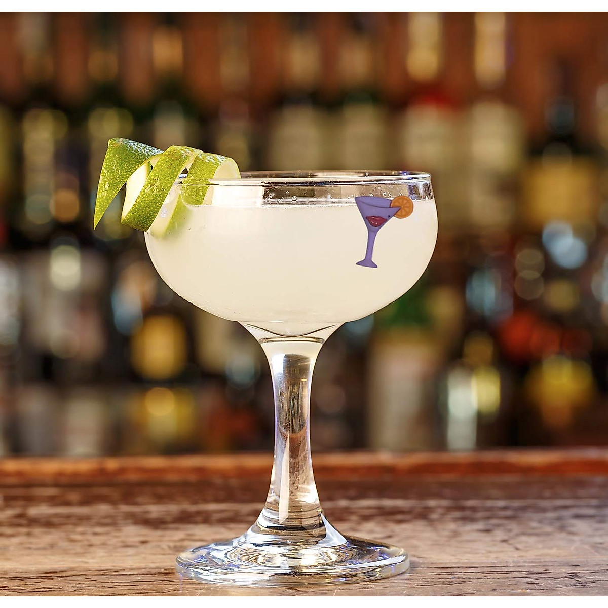 Simply Charmed Cinco de Mayo Party Supplies - Magnetic Wine Glass Charms for Margaritas, Wine Glasses and More