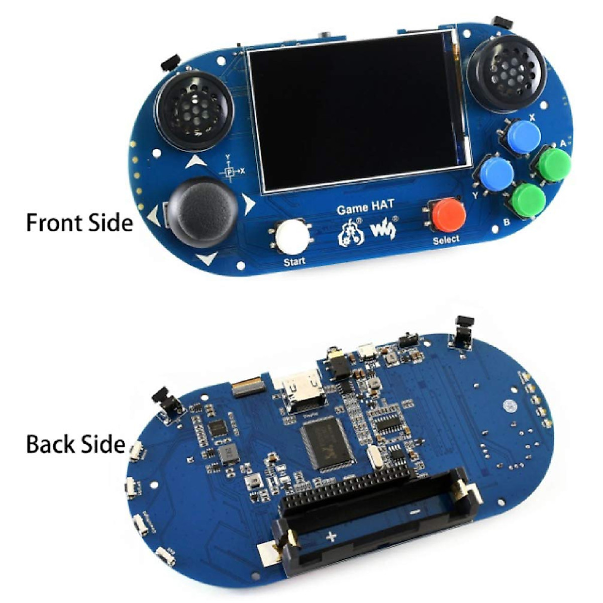 Game HAT for Raspberry Pi 3B+/3B/2B/B+/A+/Zero/Zero W Portable Game Console Gameboy 3.5inch IPS Screen with Gamepad Joystick