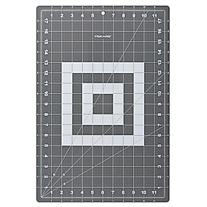 Fiskars 12x18 Inch Cutting Mat (12-83707097J) , Gray