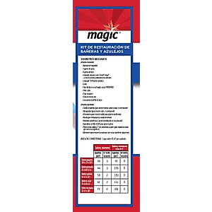 Magic Tub and Tile Refinishing Kit - Spray on Aerosol - Refinish Sinks Tile Porcelain Acrylic Fiberglass and Ceramic Surfaces, Bright White, 12 Ounce (Pack of 2)